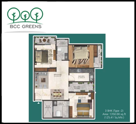 BCC Greens in Lucknow | Reviews | 1BHK | 2BHK | 3BHK
