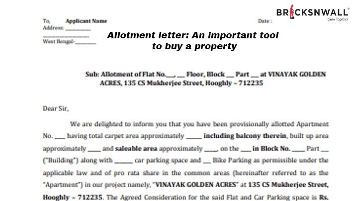 Allotment Letter: A Vital Tool To Buy A Property